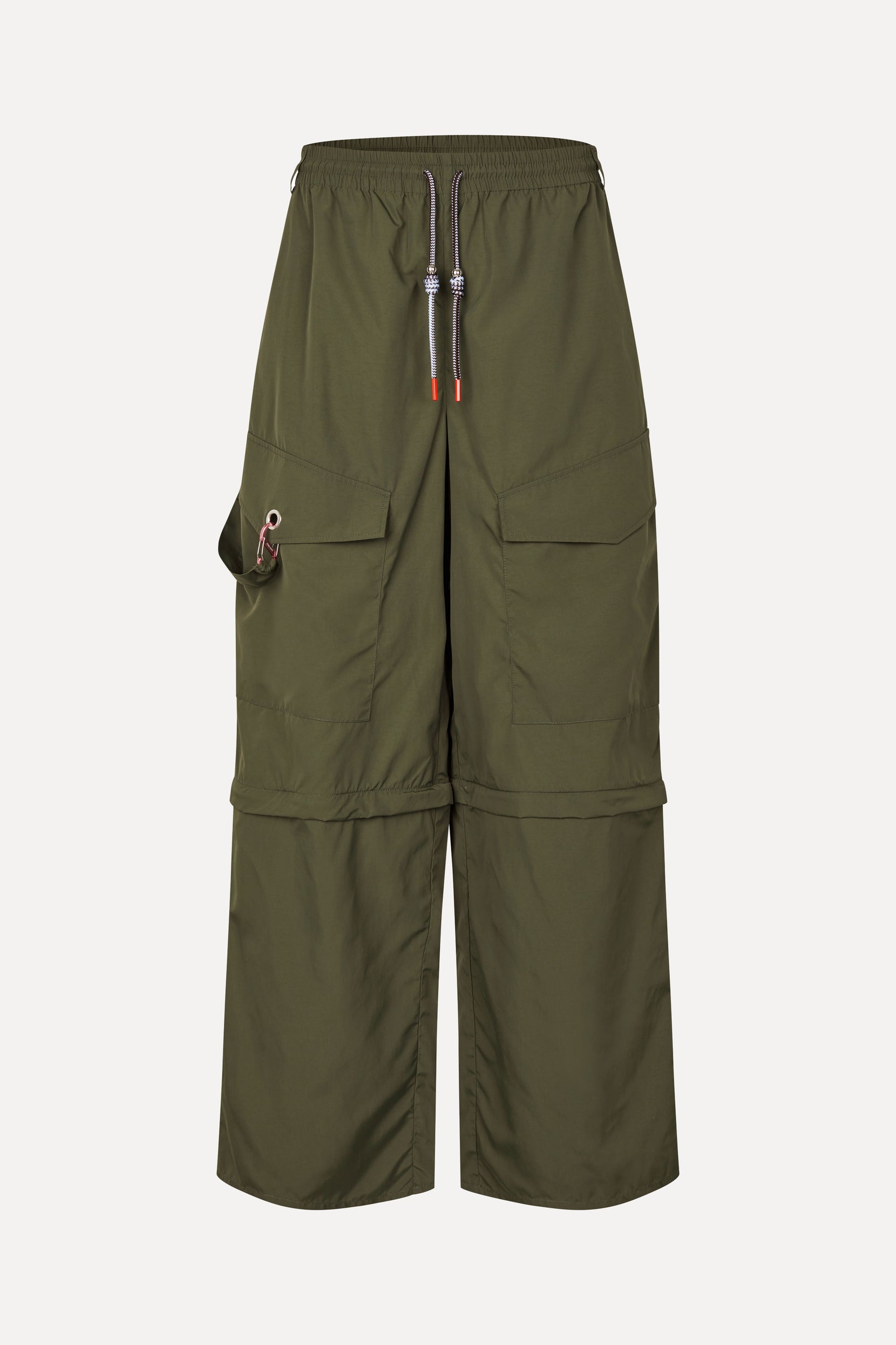 Bungee Tech Zip-Off Pants - Olive Night - Stine Goya