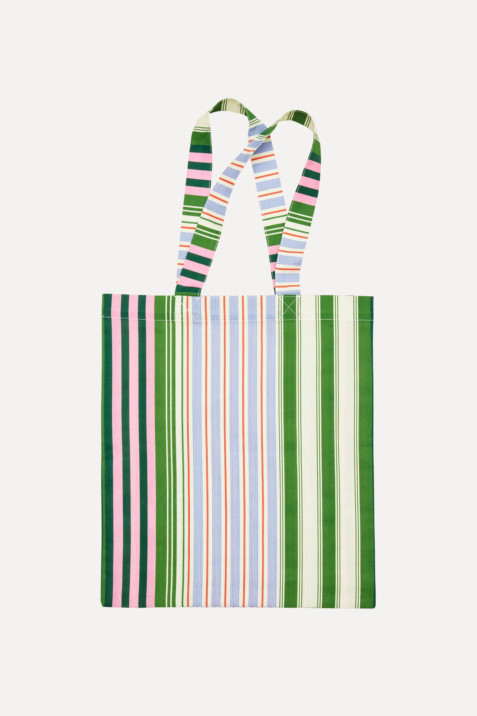 Cotton Tote - Forest Stripe - Stine Goya
