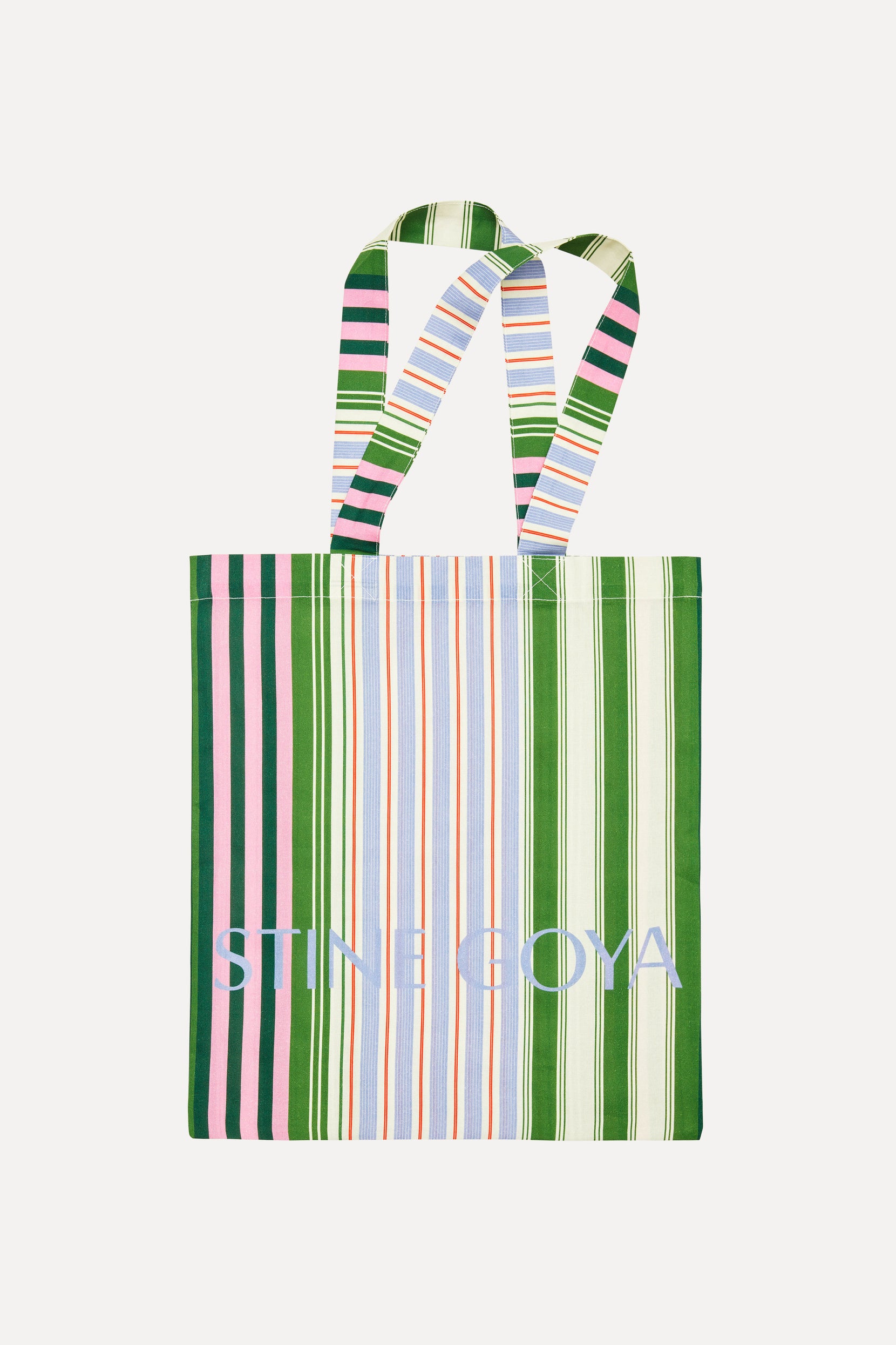 Cotton Tote - Forest Stripe - Stine Goya