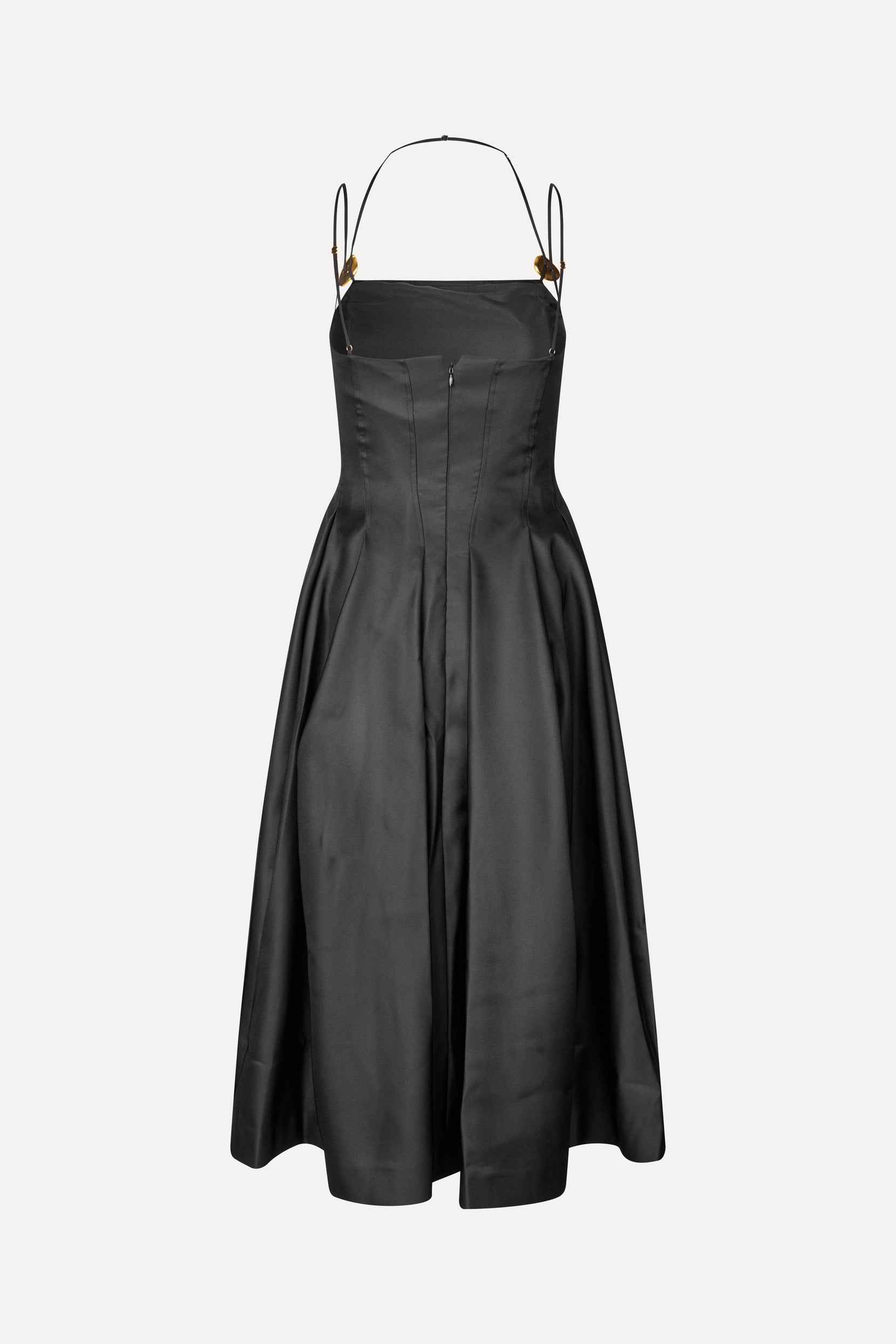 Double Strap High-Volume Dress - Black - Stine Goya