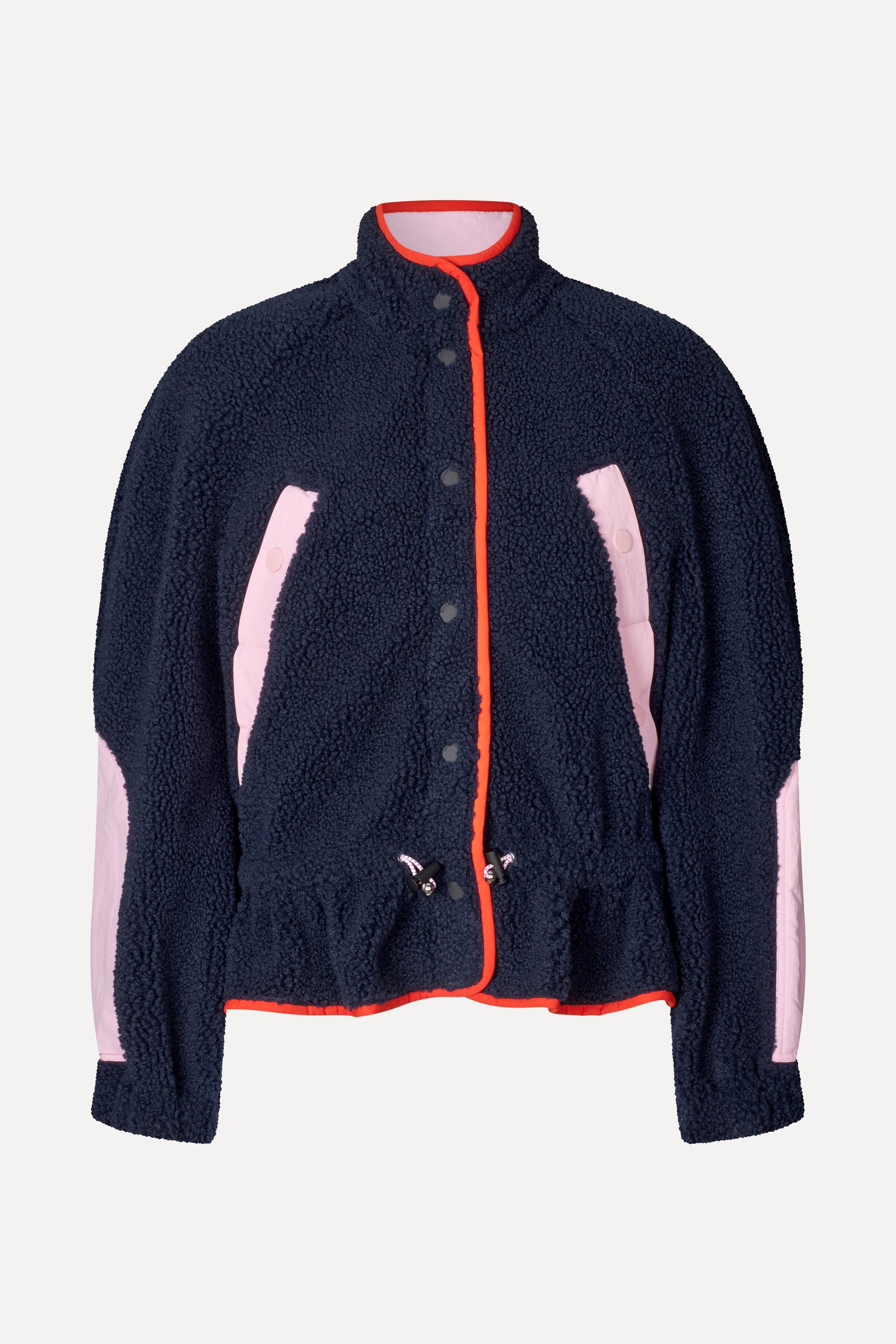 Dropped Shoulder Gathered Jacket - Black Iris - Stine Goya