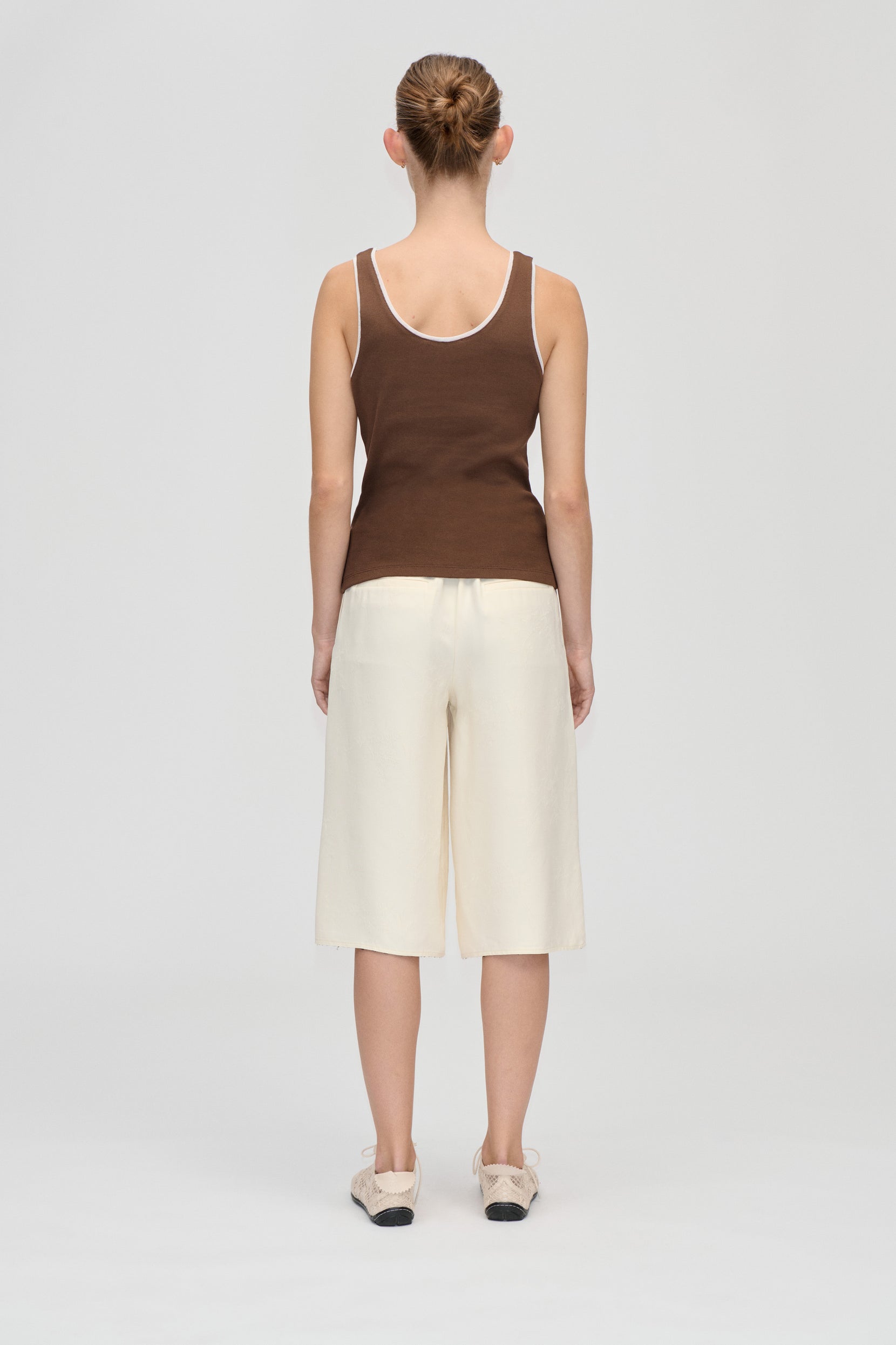 Rib Tank Top - Chicory Coffee - Stine Goya