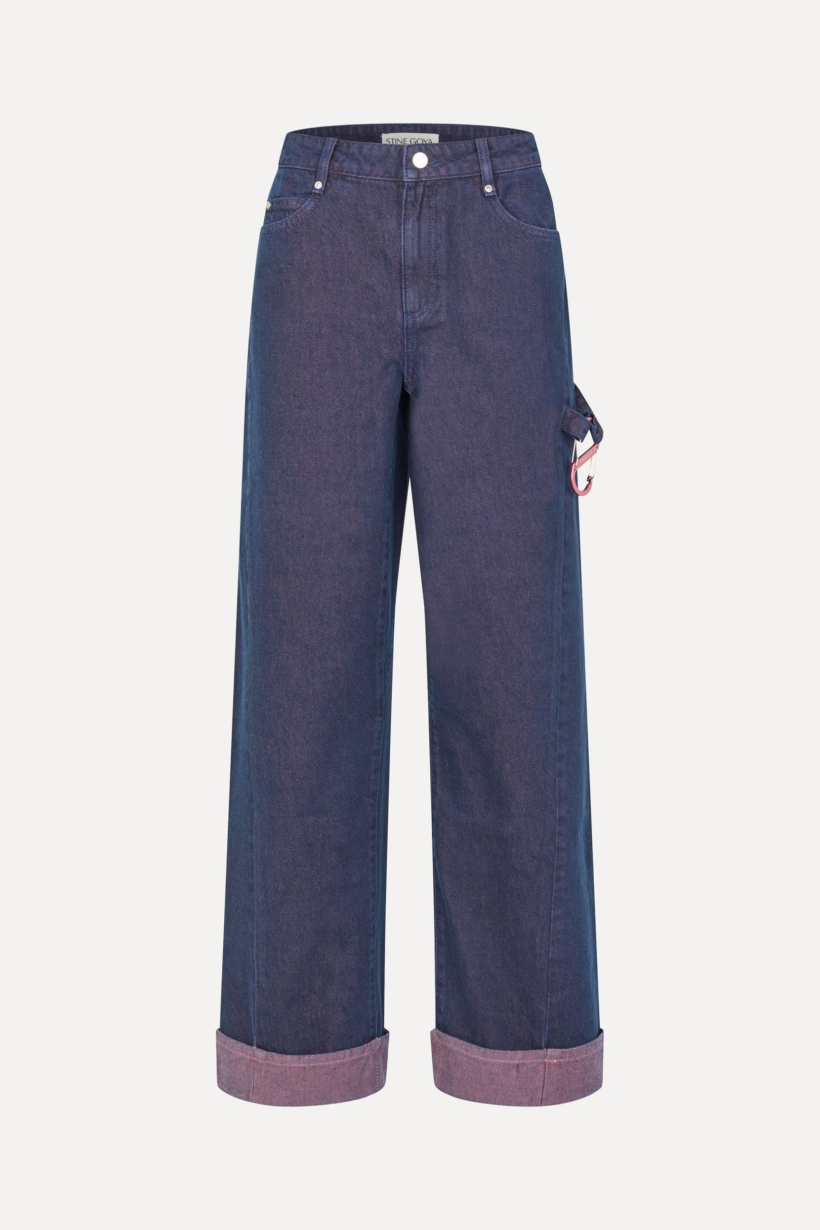 Twist Knee Seams Pants - Dusky / Dried Rose - Stine Goya